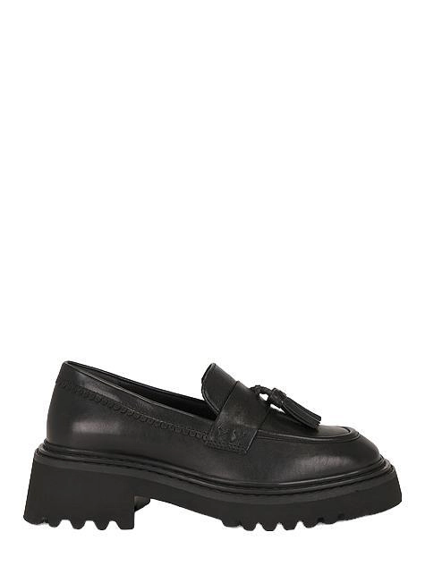 Free People Dahlia Brogue Loafer - Black