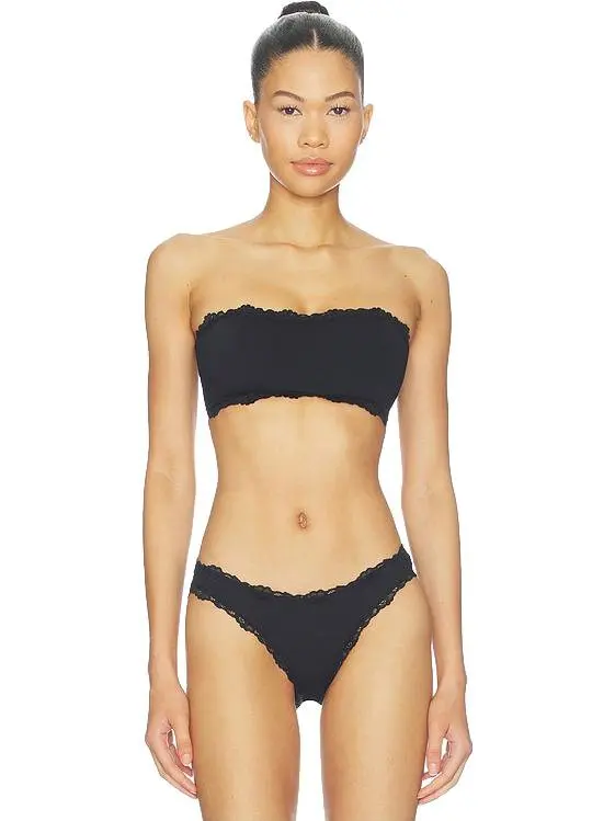 Free People X Intimately Fp Charlie Bandeau - Black