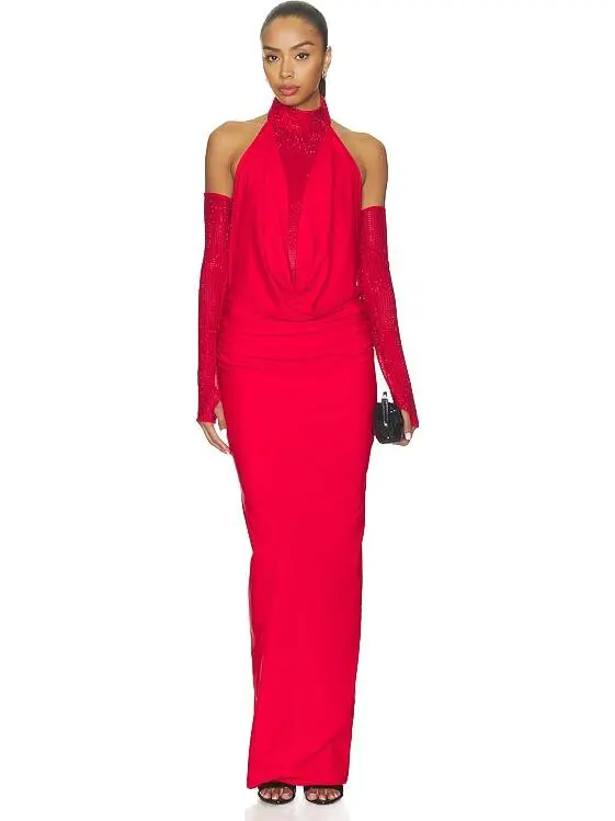 MARIANDREE GAITAN Lorena Dress - Red