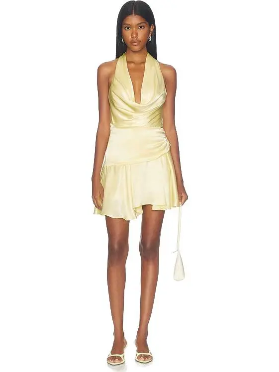 LOVERS AND FRIENDS Christy Mini Dress - Yellow