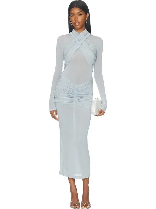 FRANOISE Odessa Dress - Chrome