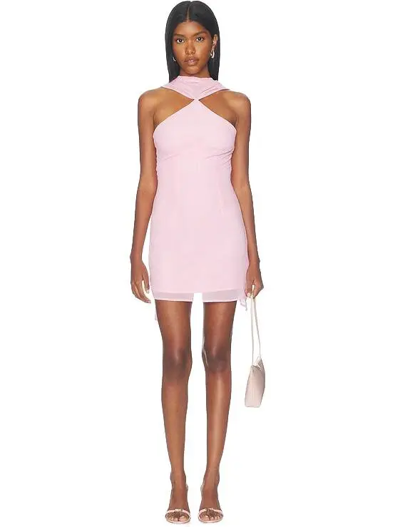 MORE TO COME Chiara Mini Dress - Pink