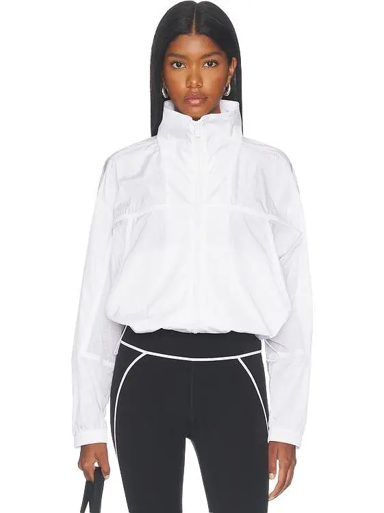 Vuori Court Full Zip Jacket - White