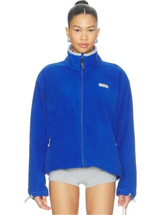 Sandy Liang Dawson Fleece Jacket - Blue