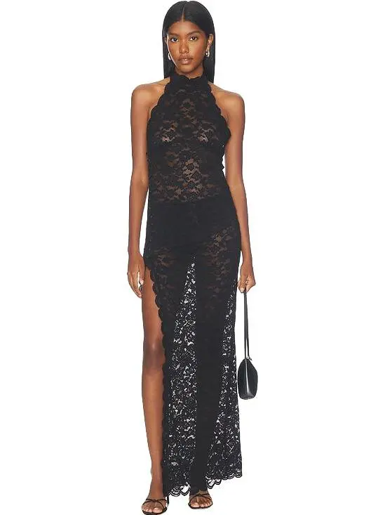 LOVERS AND FRIENDS Lacelle Maxi Dress - Black