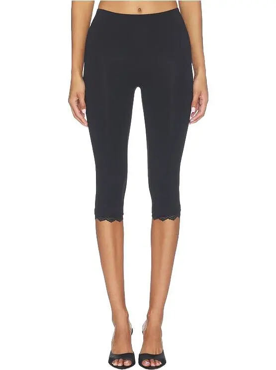 Naked Wardrobe Body Flex Crop Legging - Black