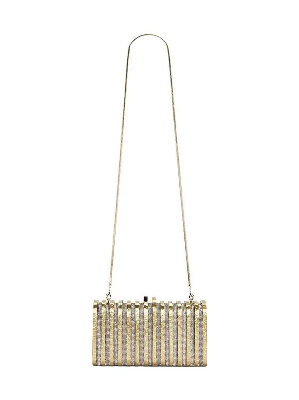 Emm Kuo Metallic Embellished Clutch - Gold