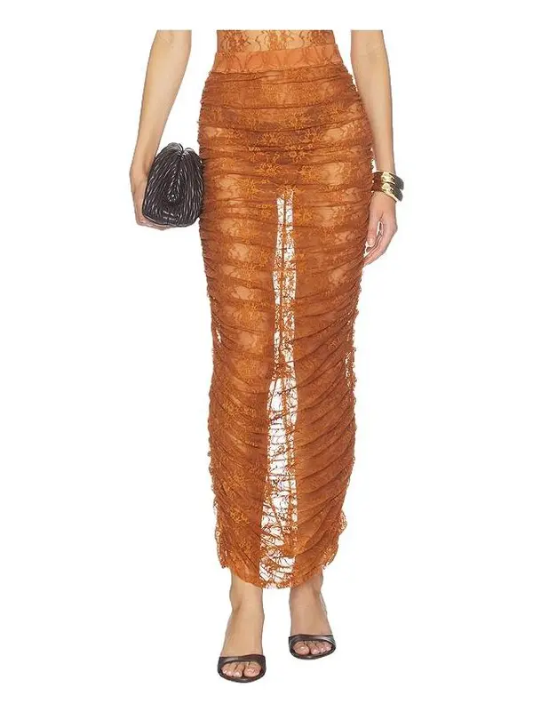 LOVERS AND FRIENDS Cas Maxi Skirt - Caramel