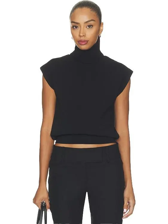 ALL THE WAYS Elisha Turtleneck Top - Black