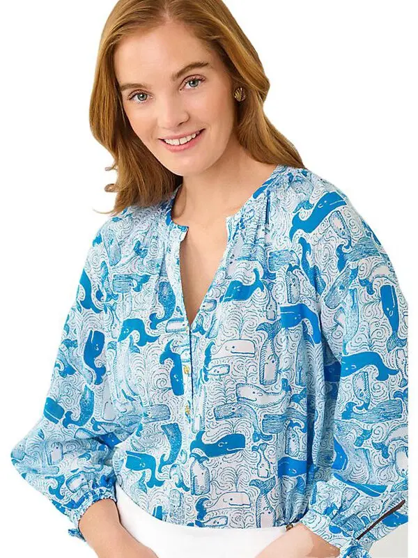 Lilly Pulitzer® Andria Top - Blue