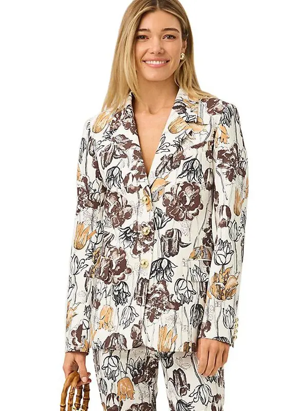 Lilly Pulitzer® Amryn Blazer - Coconut