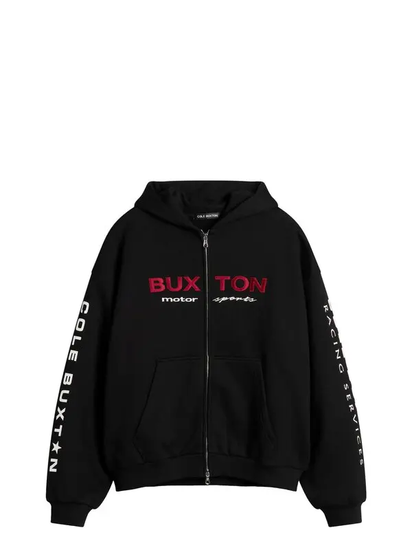 COLE BUXTON Hoodie With Graphic Branding - Black