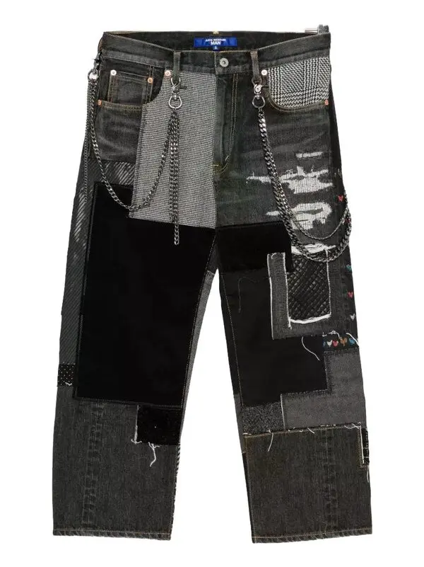 Junya Watanabe Patchwork Selvage Jeans - Black