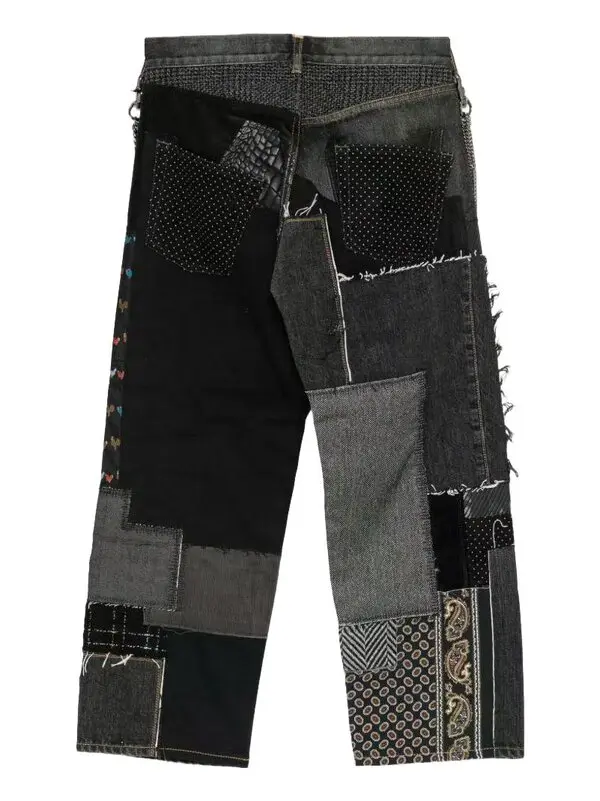 Junya Watanabe Patchwork Selvage Jeans - Black