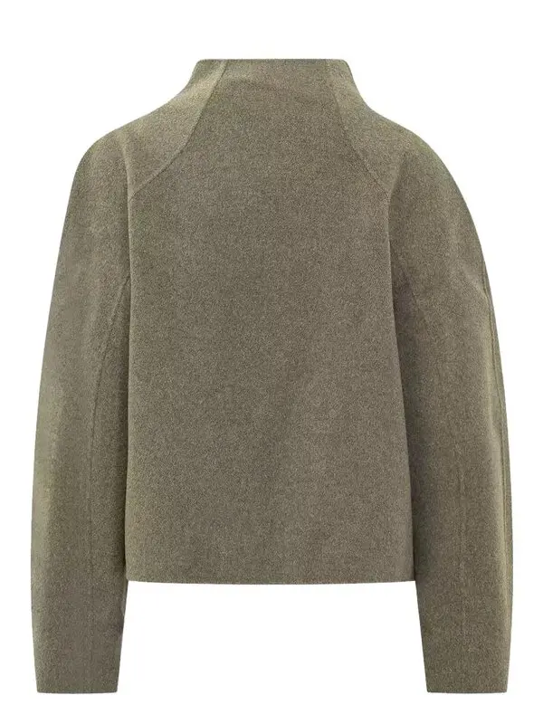 Ba&sh Kemelia Asymmetric Coat - Green