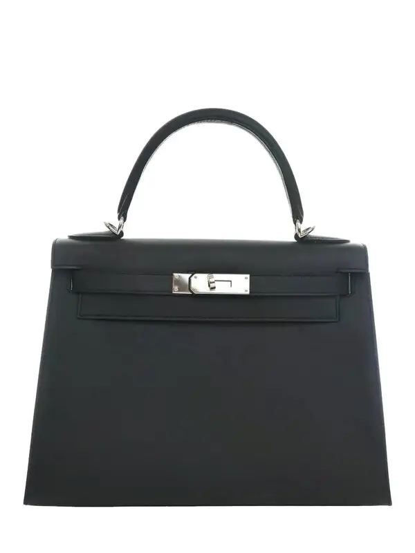 Hermès Kelly Ii Sellier 28 Satchel - Blue