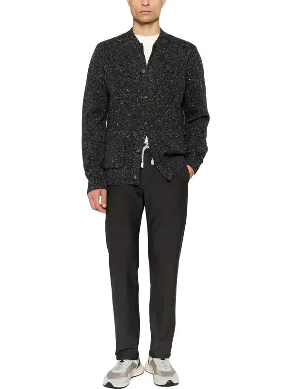 Eleventy Button-up Cardigan - Grey