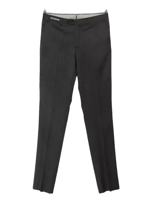 Corneliani Pressed Crease Trousers - Grey