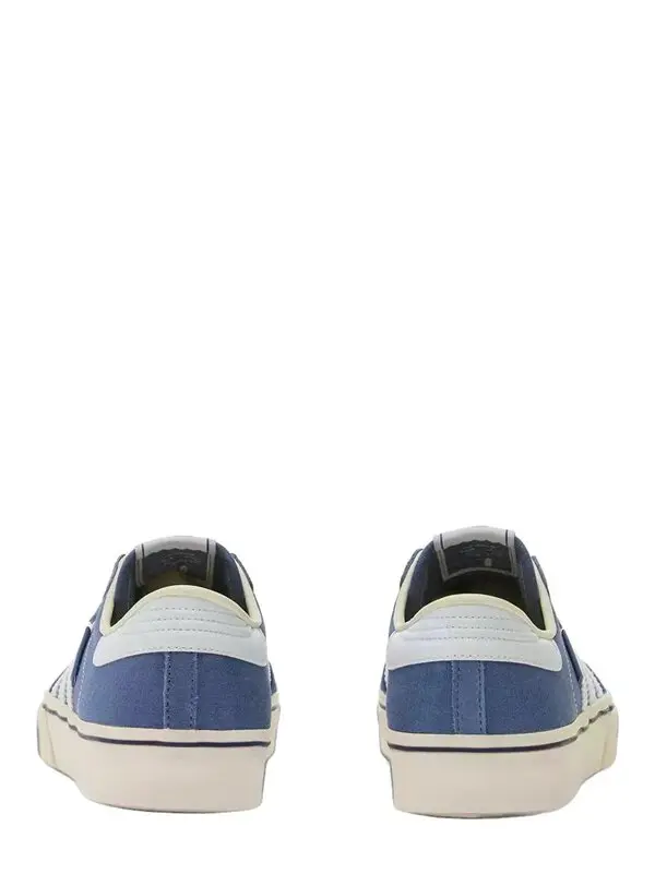 Adidas Samba Logo-patch Sneakers - Blue
