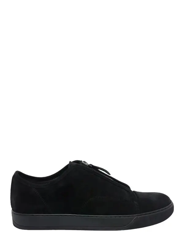LANVIN Dbb1 Suede Zip Sneakers - Black