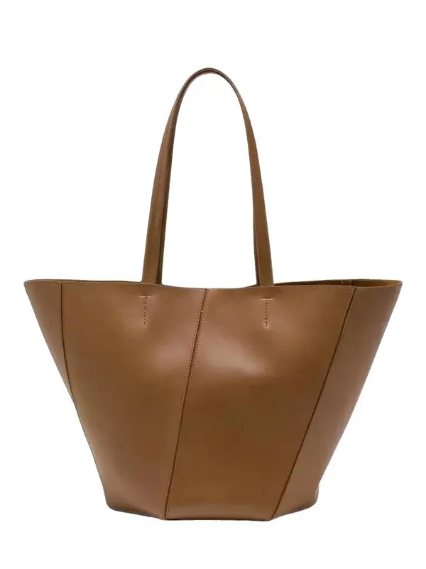 Proenza Schouler Hex Tote In Smooth Calf - Brown