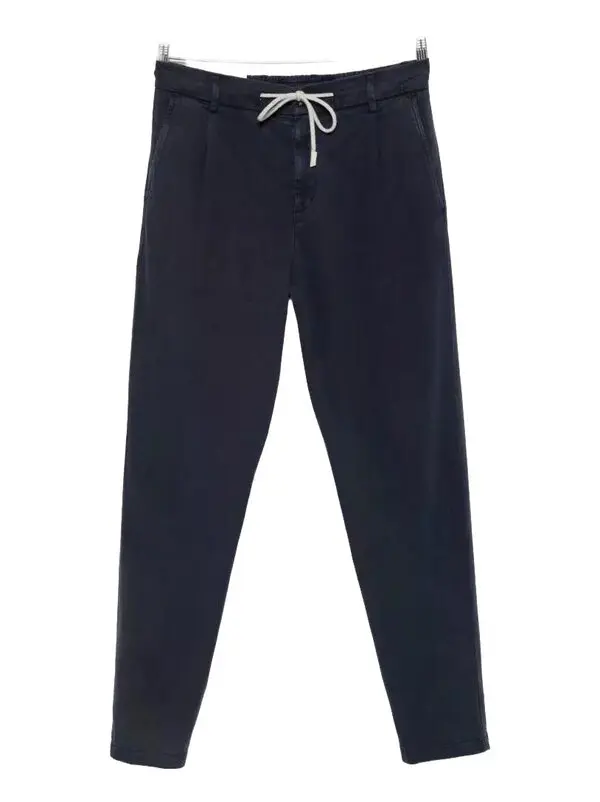 Eleventy Drawstring Trousers - Blue