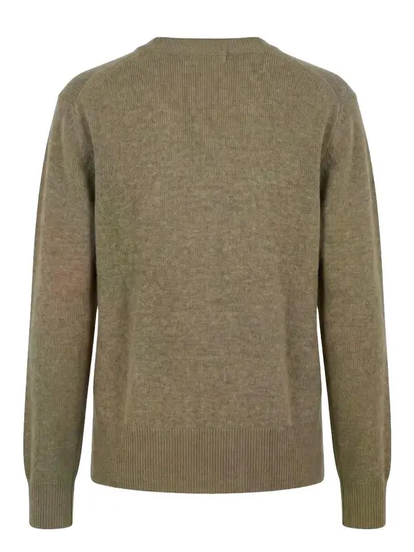 NOTSHY Side-slit Cashmere Sweater - Green