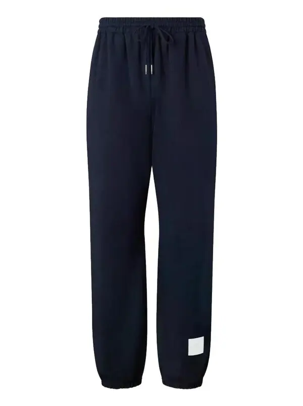 Thom Browne Loopback Jersey Relaxed Sweatpants - Blue