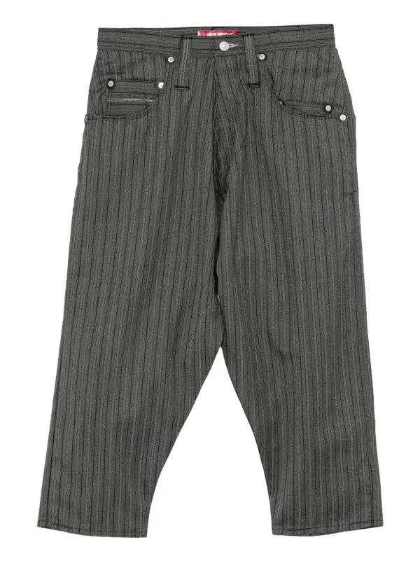 Junya Watanabe X Levi's Pinstriped Morning Trousers - Black