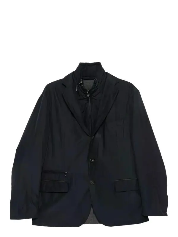 Corneliani Layered Button-up Jacket - Blue