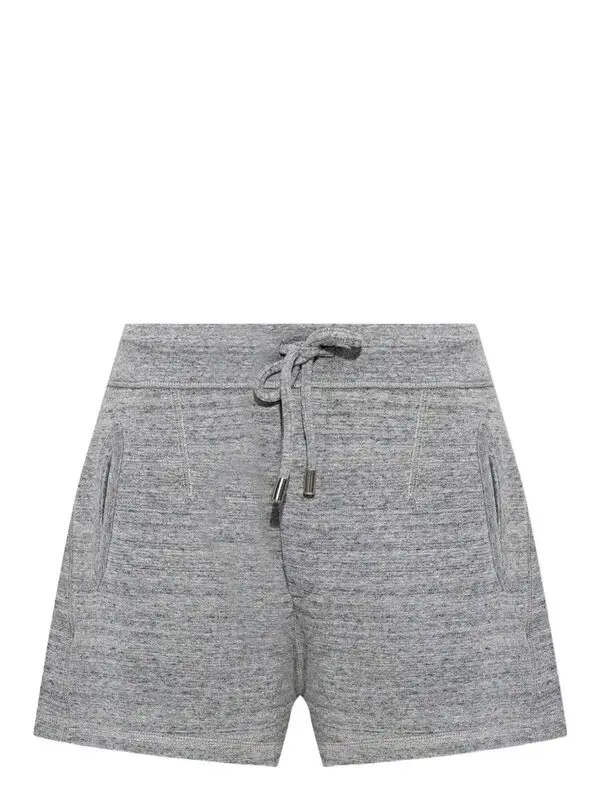 Dsquared2 Marl Effect Drawstring Shorts - Grey