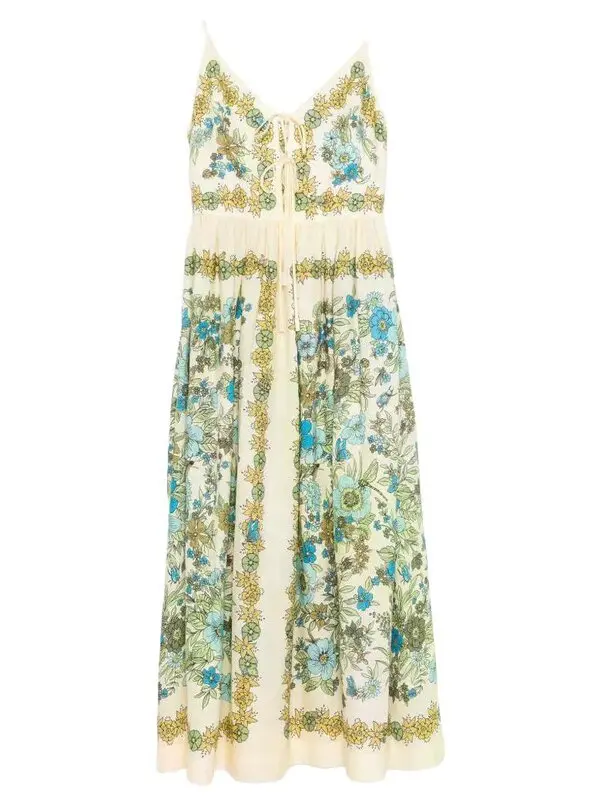 ALEMAIS Sophia Midi Dress - Neutrals