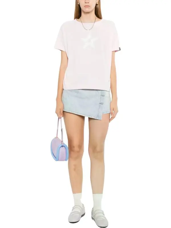 AGNES B. Star Print T-shirt - Pink