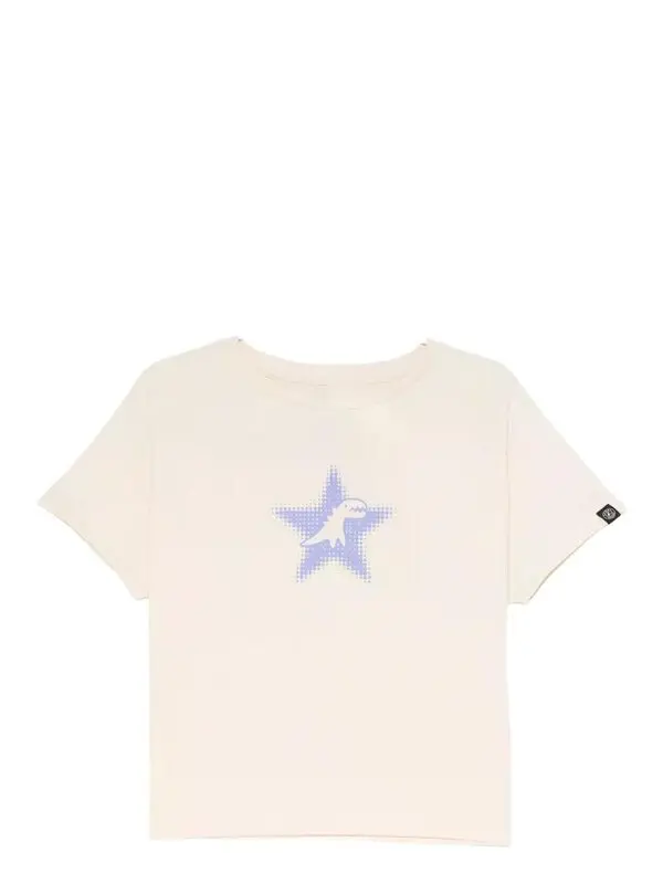 AGNES B. Graphic Print T-shirt - Neutrals