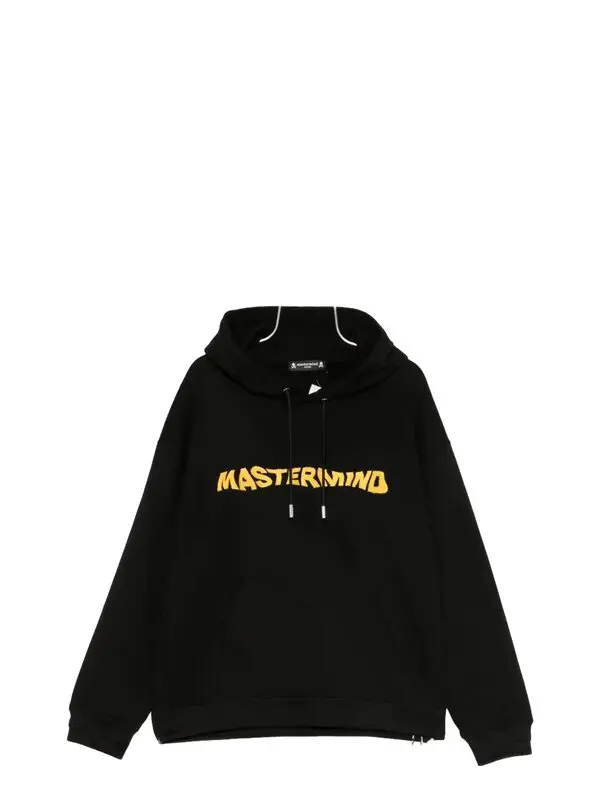 MASTERMIND WORLD Skull-embroidered Hoodie - Black