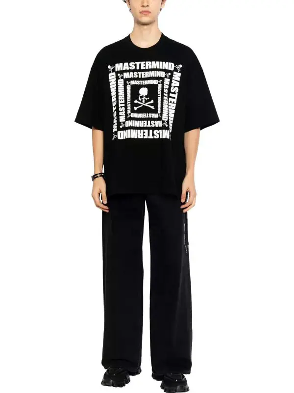 MASTERMIND WORLD Skull-print Logo-print T-shirt - Black