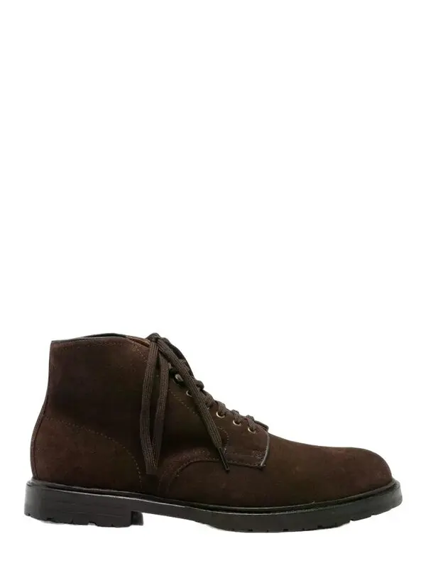 SEBAGO Lace-up Suede Boots - Brown
