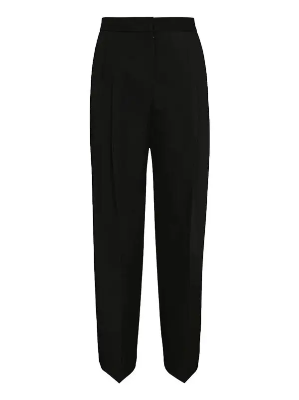JIL SANDER Pleated Trousers - Black