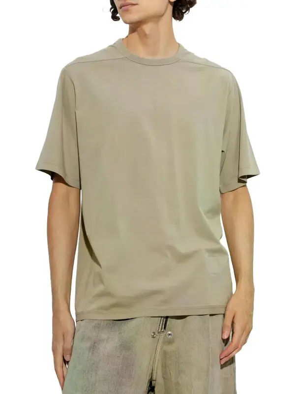 Rick Owens Ribbed-trim T-shirt - Green