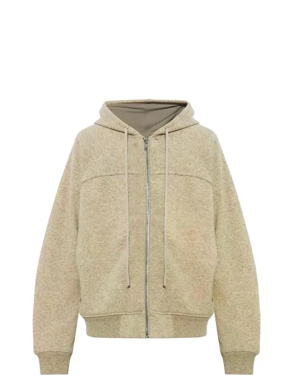 Rick Owens Zip-up Hoodie - Neutrals