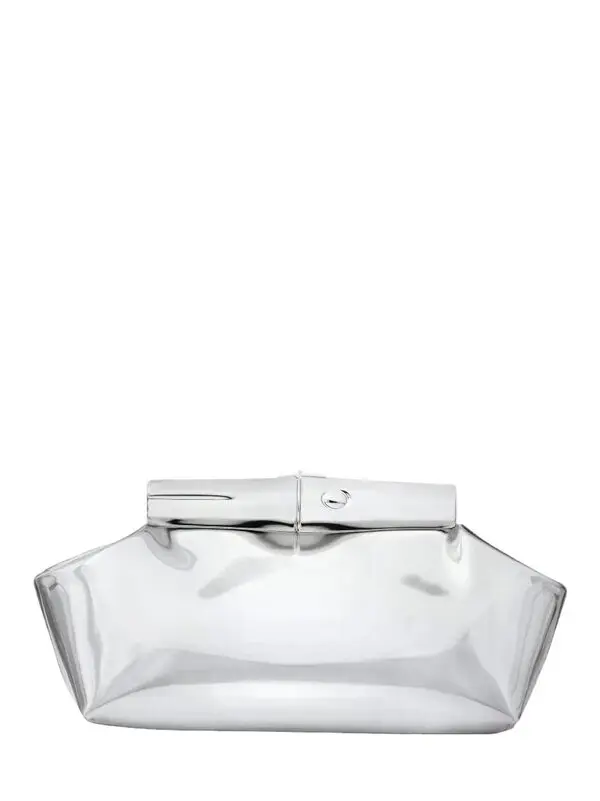 Longchamp Le Roseau S Pouch - Silver