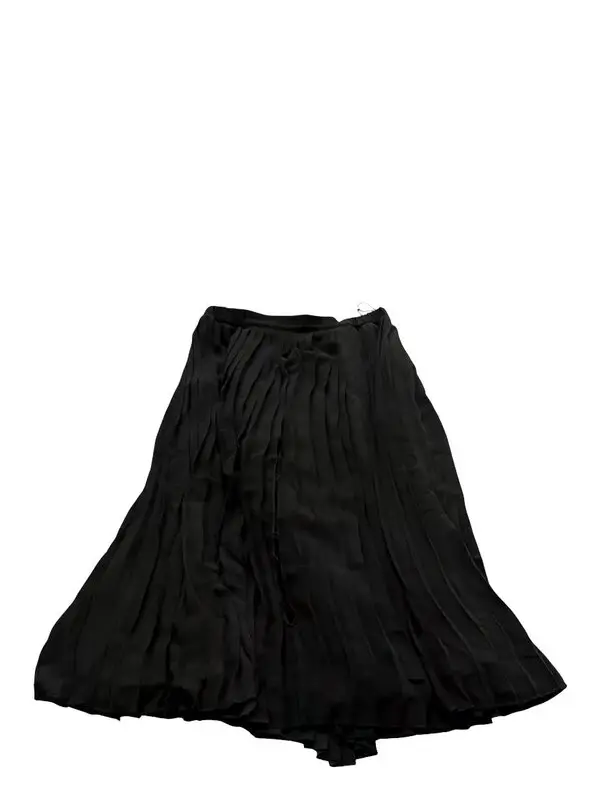 MAISON MARGIELA Pleated Midi Skirt - Black