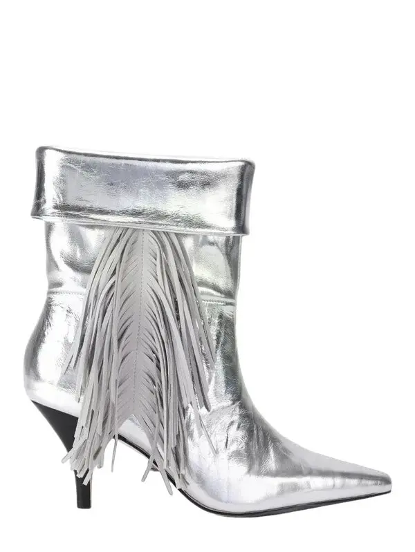 Kurt Geiger Piccadilly Slouch Boots - Silver