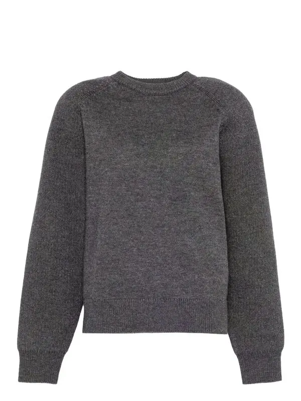 THE FRANKIE SHOP Raglan Sleeve Sweater - Grey