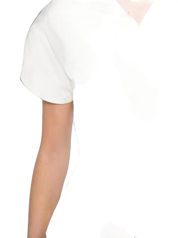 Jacquemus Ovalo Short-sleeve Blouse - White
