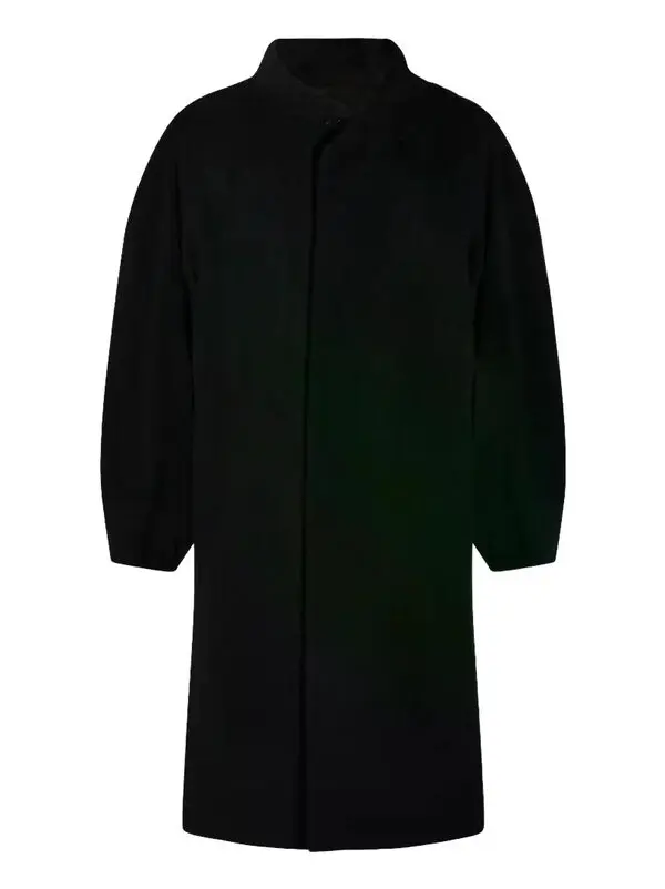 VIVIENNE WESTWOOD Rounded-collar Balloon-sleeve Coat - Black
