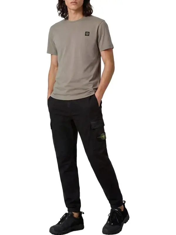 Stone Island 2100027 60/2 Cotton Jersey - Grey