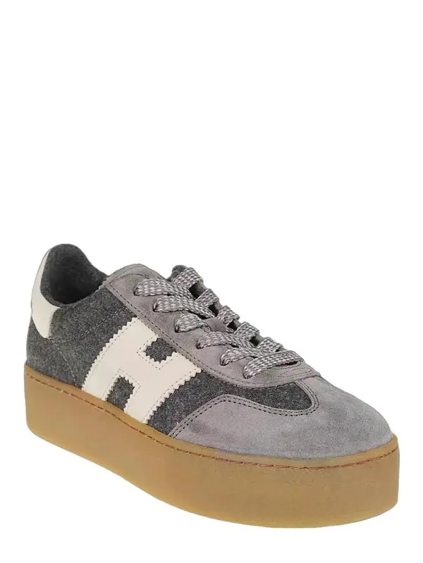 Hogan Cool Sneakers With Maxi Sole - Grey