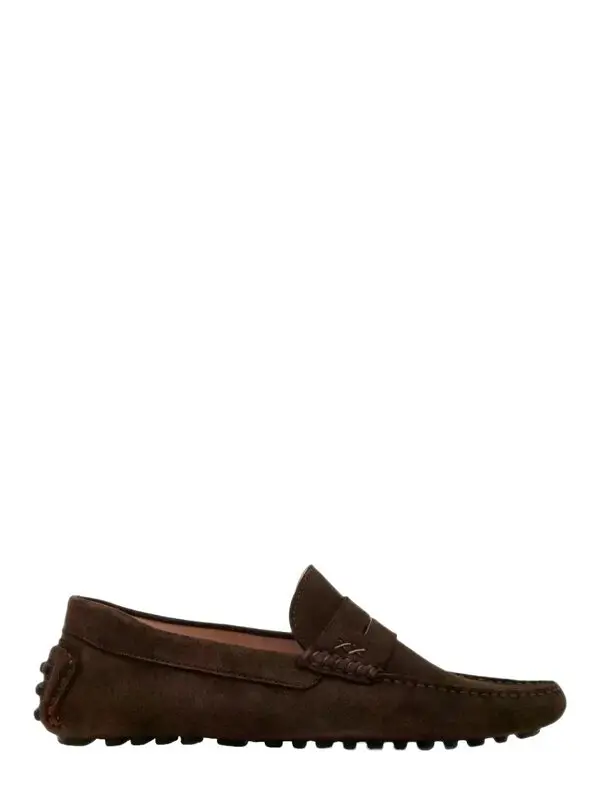 FORSA Ferdinand Suede Loafers - Brown