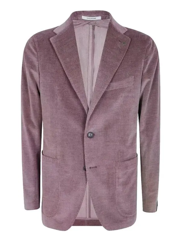 Tagliatore Montecarlo Corduroy Blazer - Red